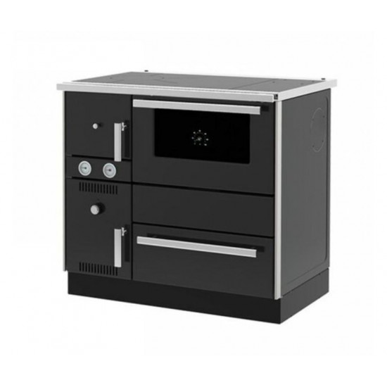 Wood cooker stove with back boiler Alfa Plam Alfa Term 20, 23kW – Best ...