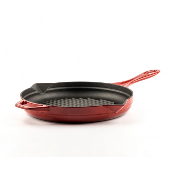 ᐉ Enameled cast iron grill pan Solagio, Rubin, Ф24cm – Top Prices ...