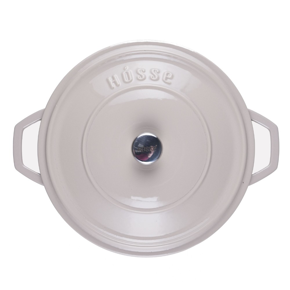 ᐉ Cast iron shallow pot Solagio, Ivory, Ф28 – Top Prices | BalkanEnergy ...