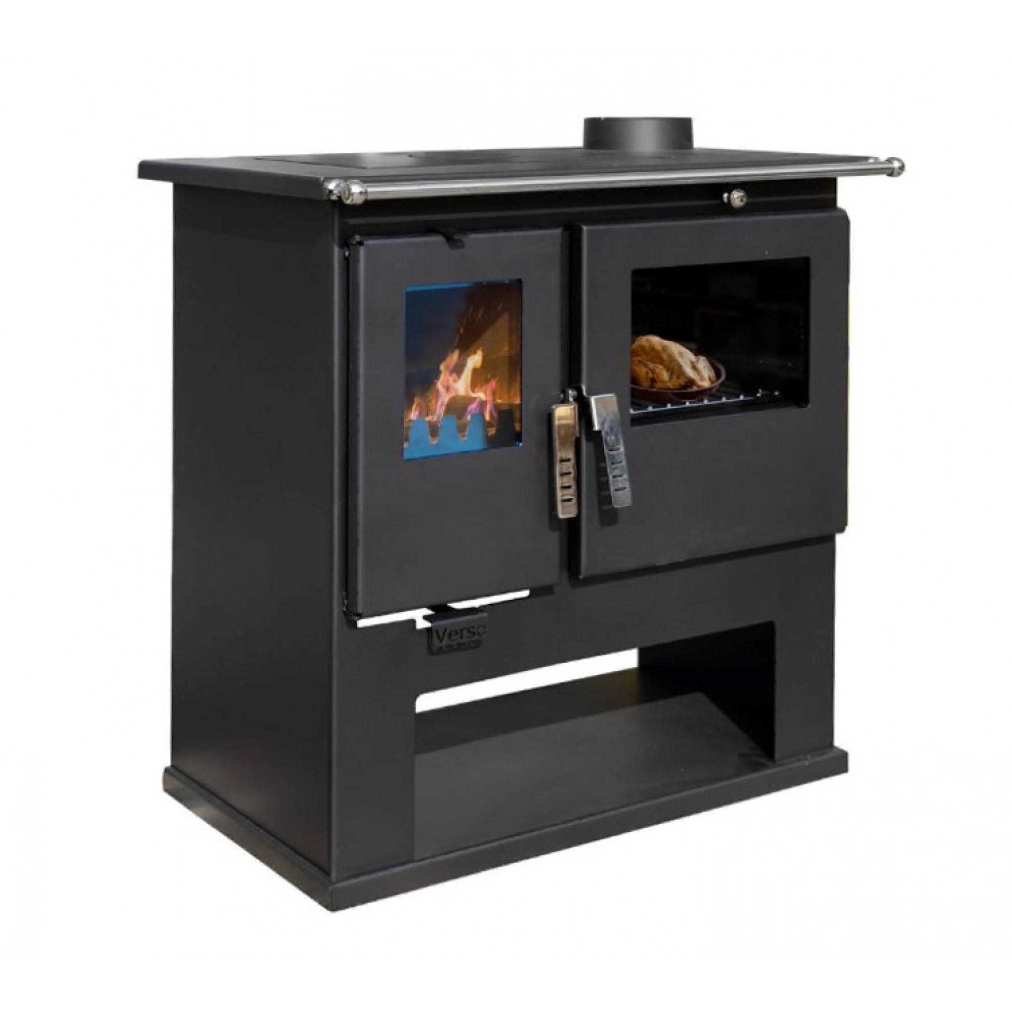 ᐉ Wood burning cooker Verso CS Right, 7.7kW – Top Prices | BalkanEnergy ...