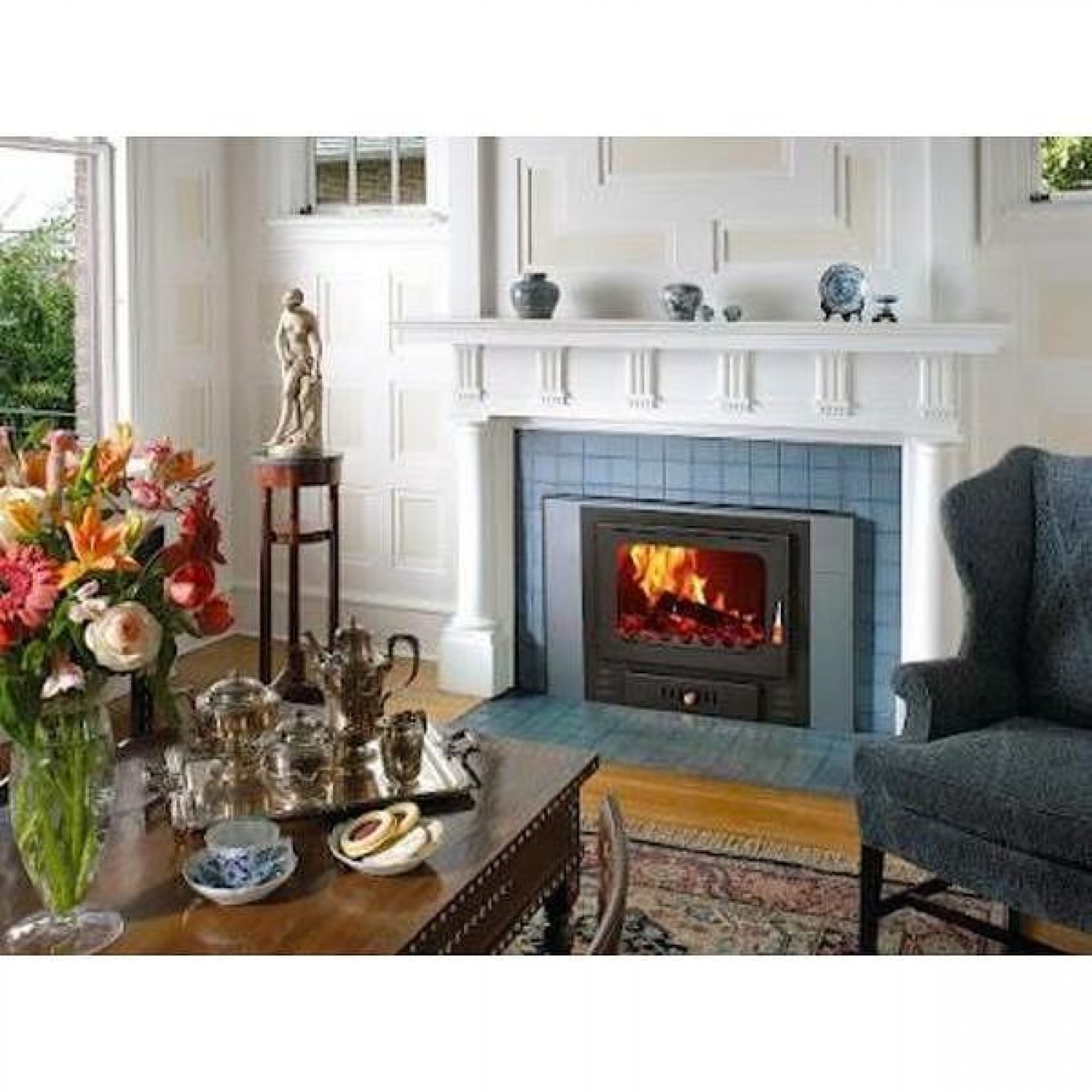 ᐉ Wood Burning Fireplace Prity G, 16kW – Top Prices | BalkanEnergy.CO.UK