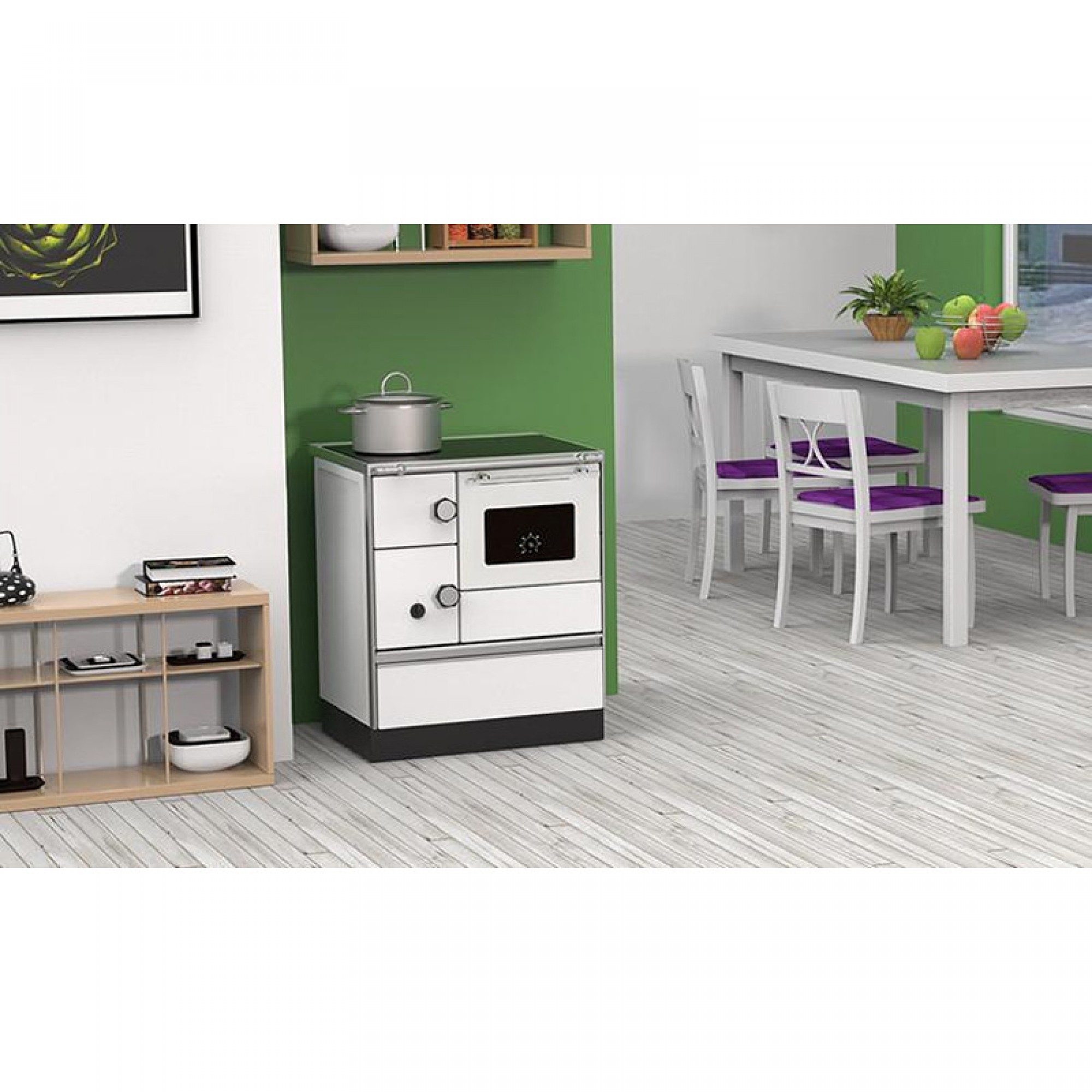 ᐉ Wood cooker stove Alfa Plam Alfa 70 Favorit, 6kW – Top Prices | BalkanEnergy.CO.UK