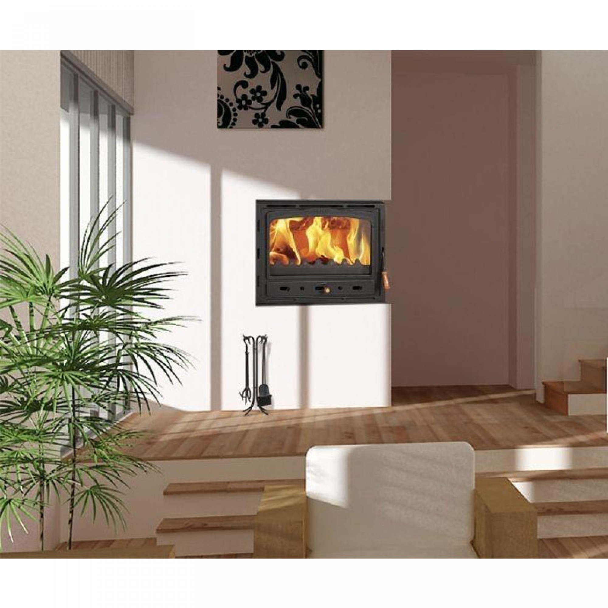 ᐉ Wood Burning Fireplace Prity 2CF, 21kW – Top Prices | BalkanEnergy.CO.UK