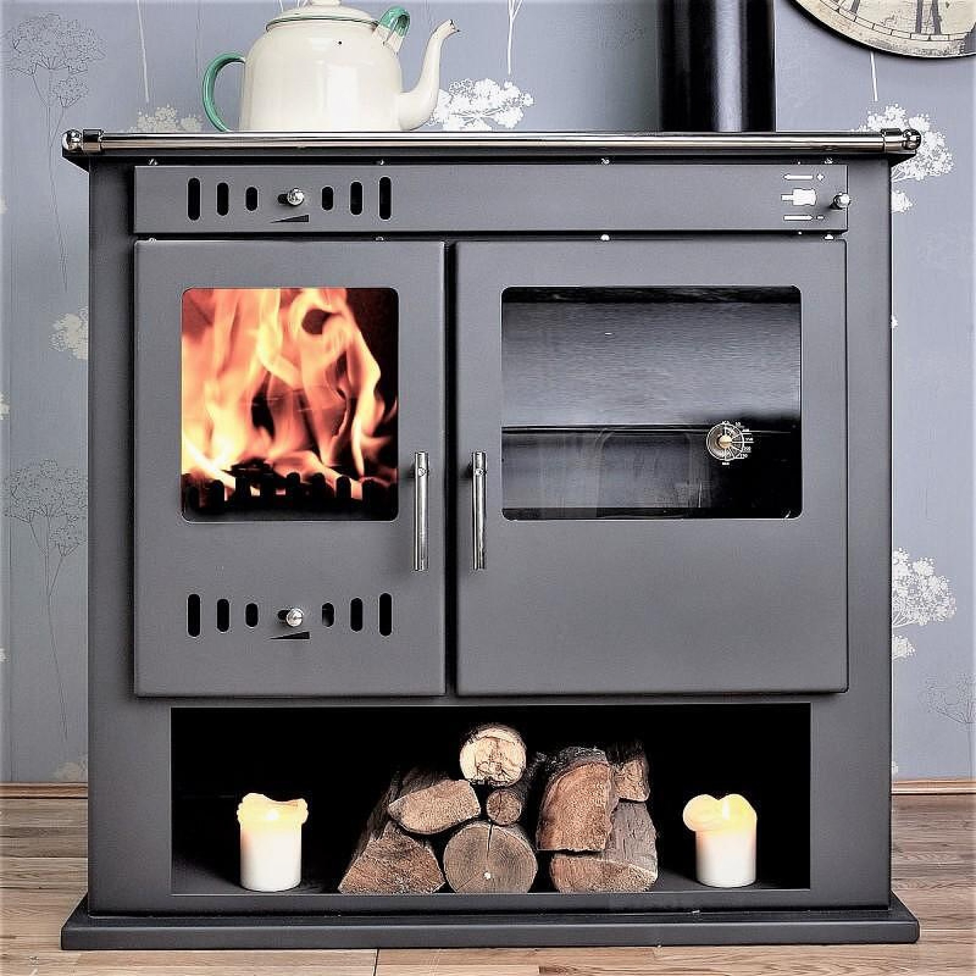 Wood burning cooker Victoria 05 Victoria B, 10.24kW – Best Price & Free ...