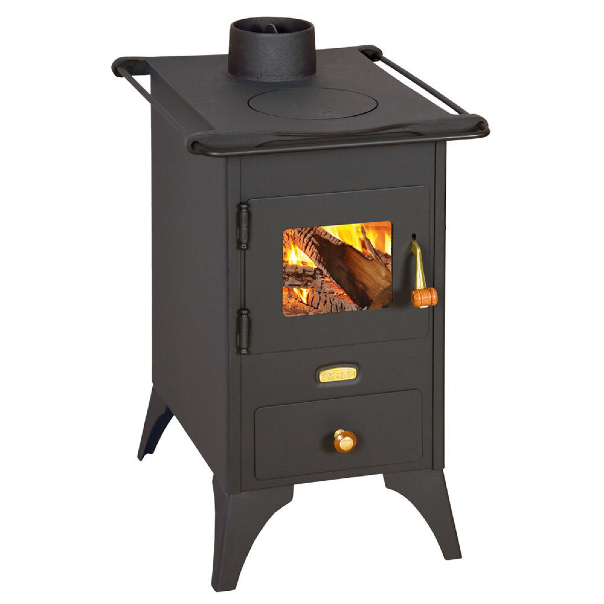 ᐉ Wood burning stove Prity Mini 5.2kW, Log – Top Prices | BalkanEnergy.CO.UK
