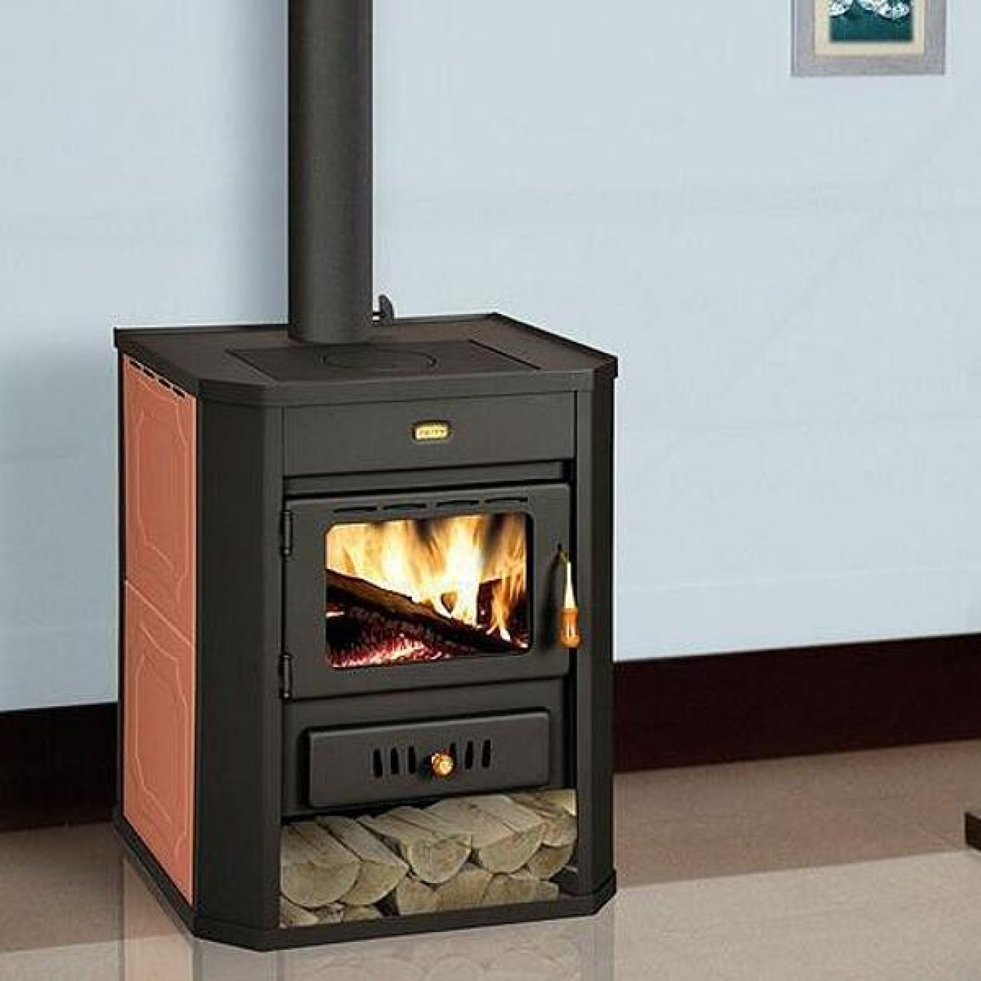 ᐉ Wood burning stove Prity WD 15.9kW, Log – Top Prices | BalkanEnergy.CO.UK