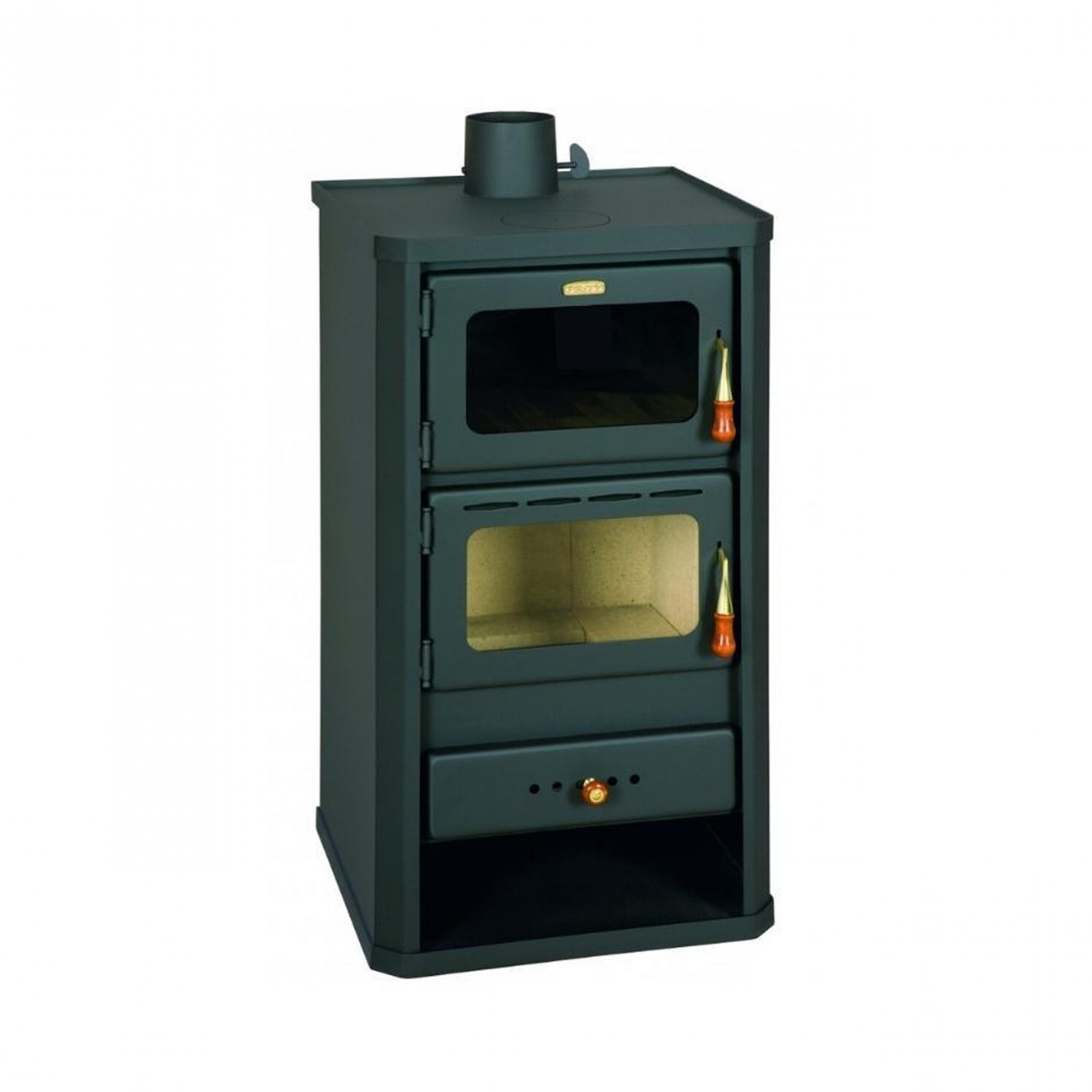 ᐉ Wood burning stove with oven Prity FM 12.1kW, Log – Top Prices ...