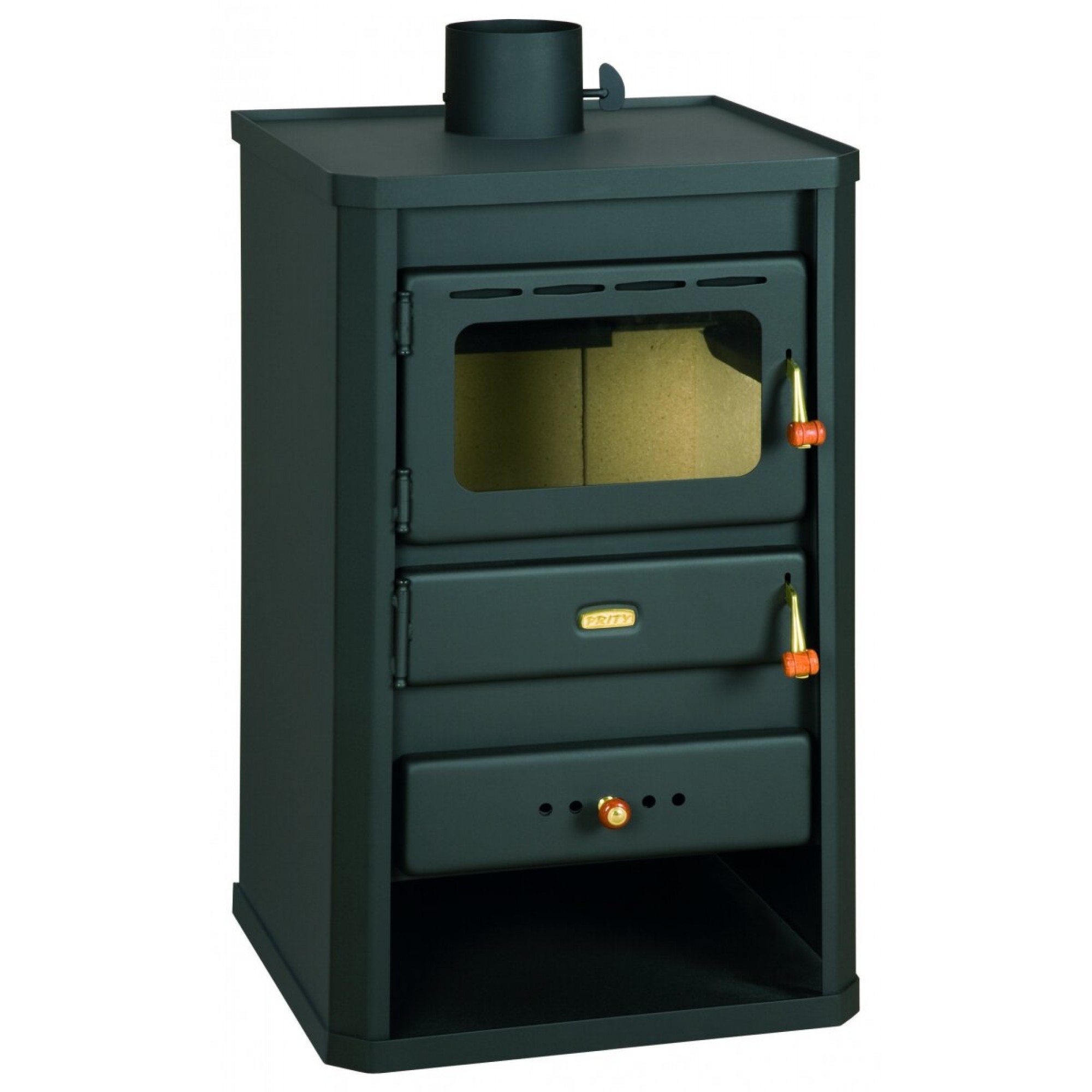 ᐉ Wood burning stove Prity S2, 10.4kW, Log – Top Prices | BalkanEnergy.CO.UK