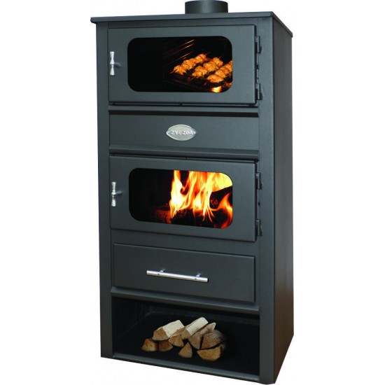 Wood burning boiler stove with oven Zvezda MF VR 9, 17.2kW – Best Price ...