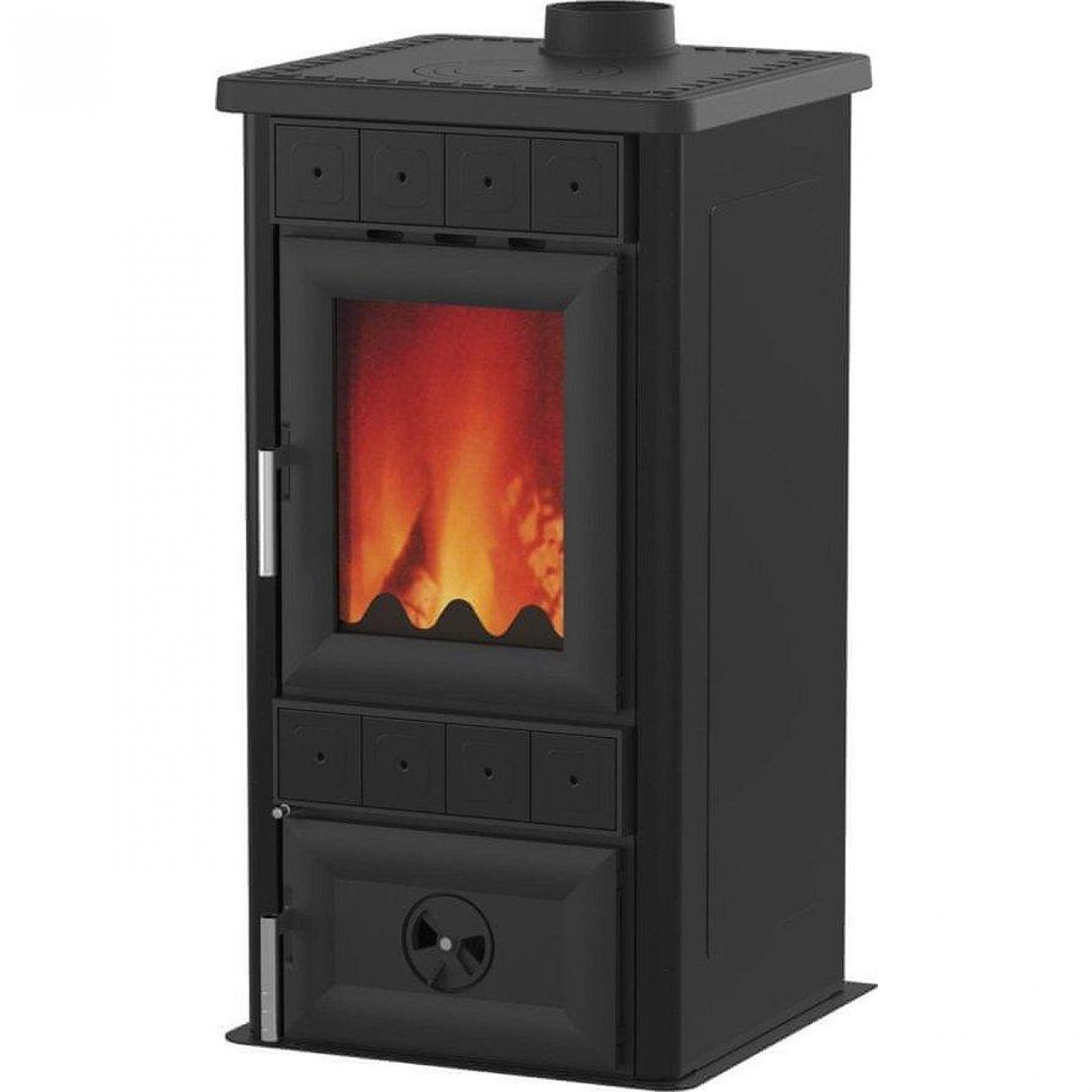 ᐉ Wood burning stove Alfa Plam Lara 8kW Black, Log – Top Prices ...