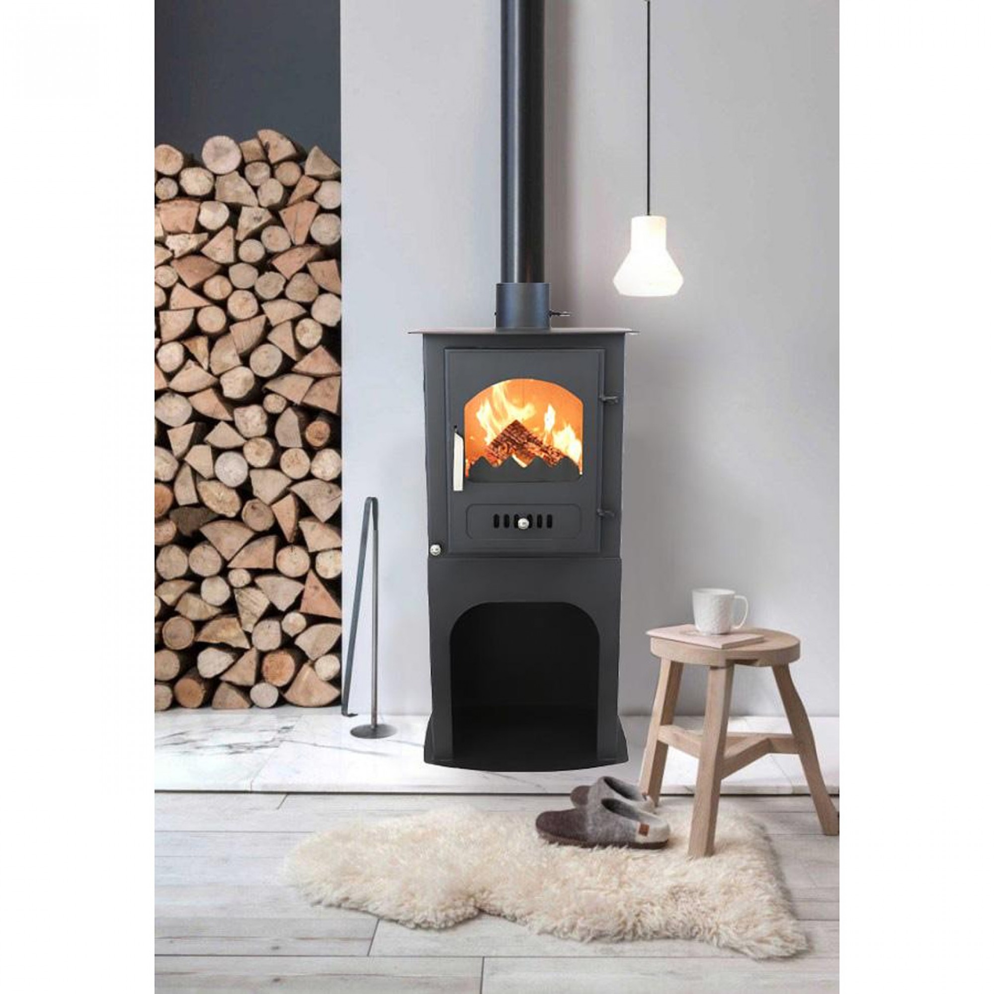 ᐉ Wood burning stove Verso 1 Stand, 7.5kW – Top Prices | BalkanEnergy.CO.UK