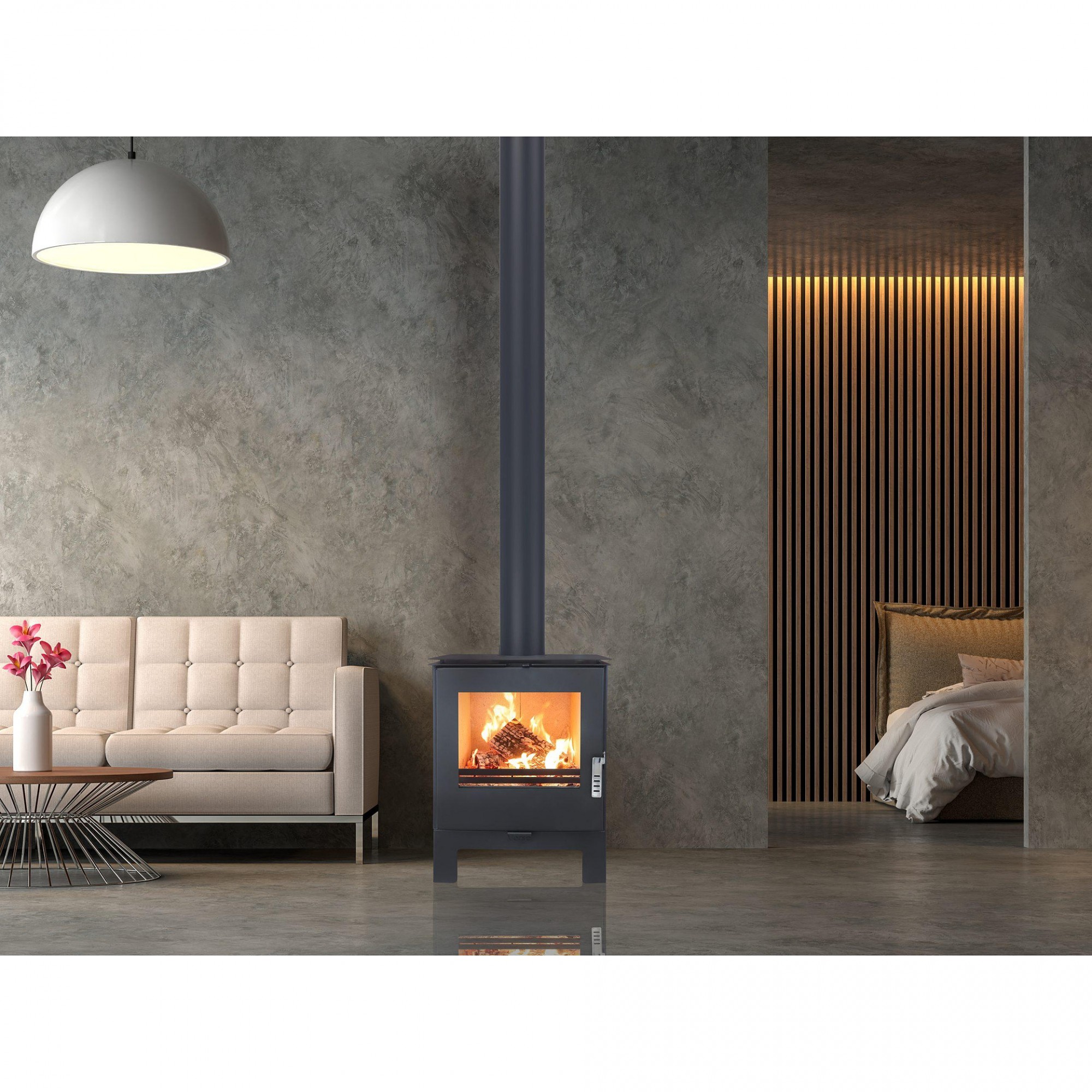 ᐉ Wood burning stove Verso Kara L, 7.5kW – Top Prices | BalkanEnergy.CO.UK