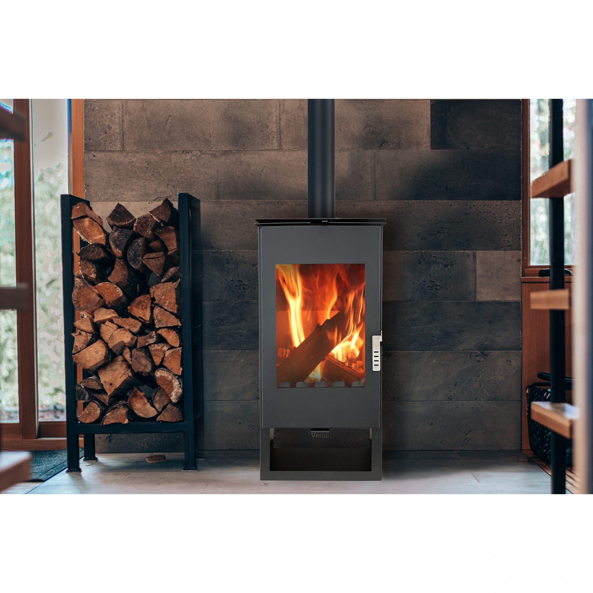 ᐉ Wood burning stove Verso Ina, 7.5kW – Top Prices | BalkanEnergy.CO.UK