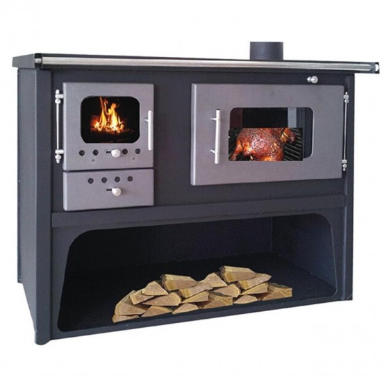 Wood burning cooker Zvezda Classic GF Maxi, 7 kW – Best Price & Free ...