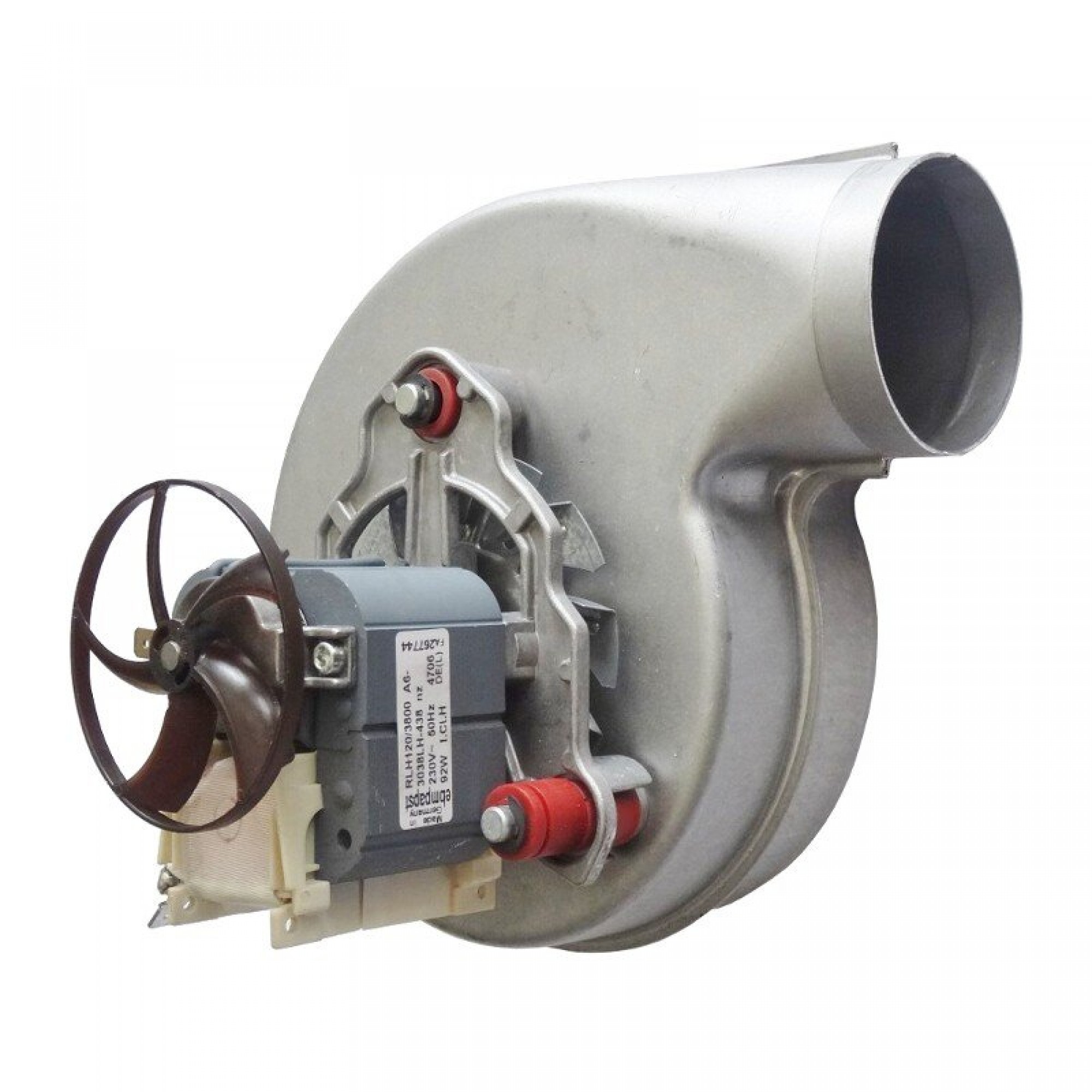 Smoke extractor EBM for pellet stoves Palladio, Maximum airflow 170 m³ ...