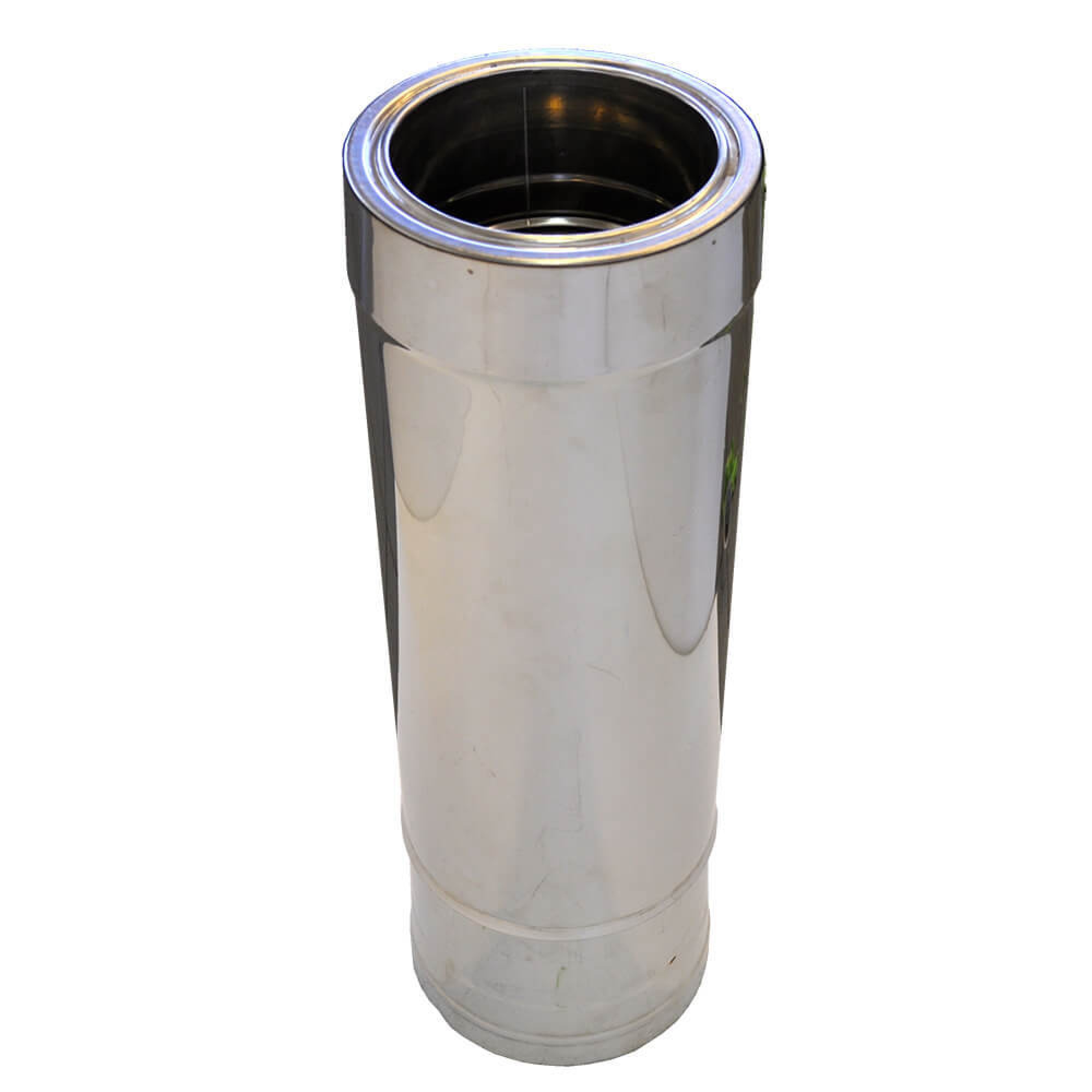 ᐉ Telescopic twin wall flue pipe, Stainless steel AISI 304, Straight ...
