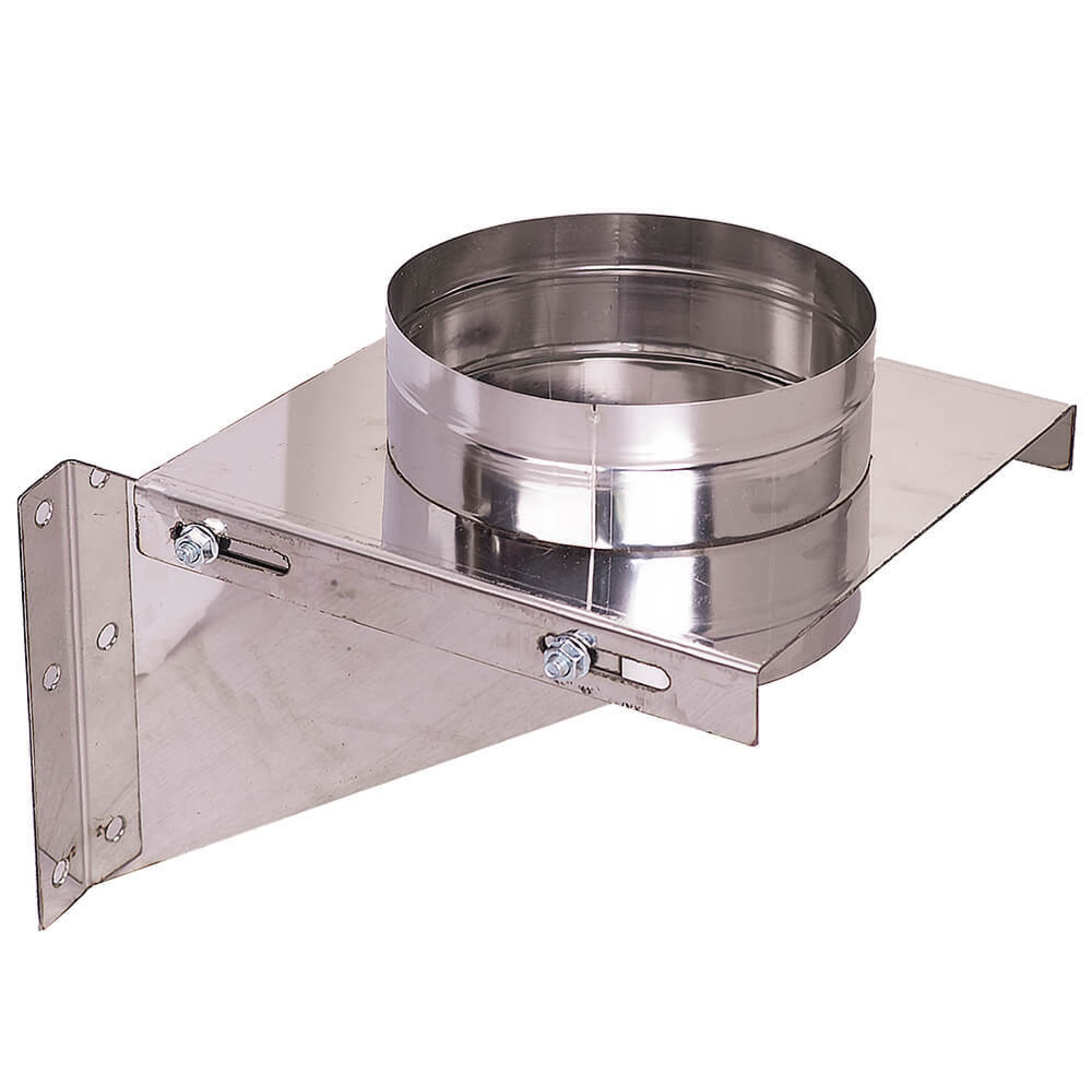 ᐉ Adjustable wall support / Chimney bracket, Stainless steel AISI 304 ...