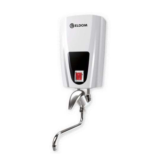 ᐉ Instantaneous Water Heater Eldom with ceramic head mixing tap, 6.5 kW – Top Prices ...