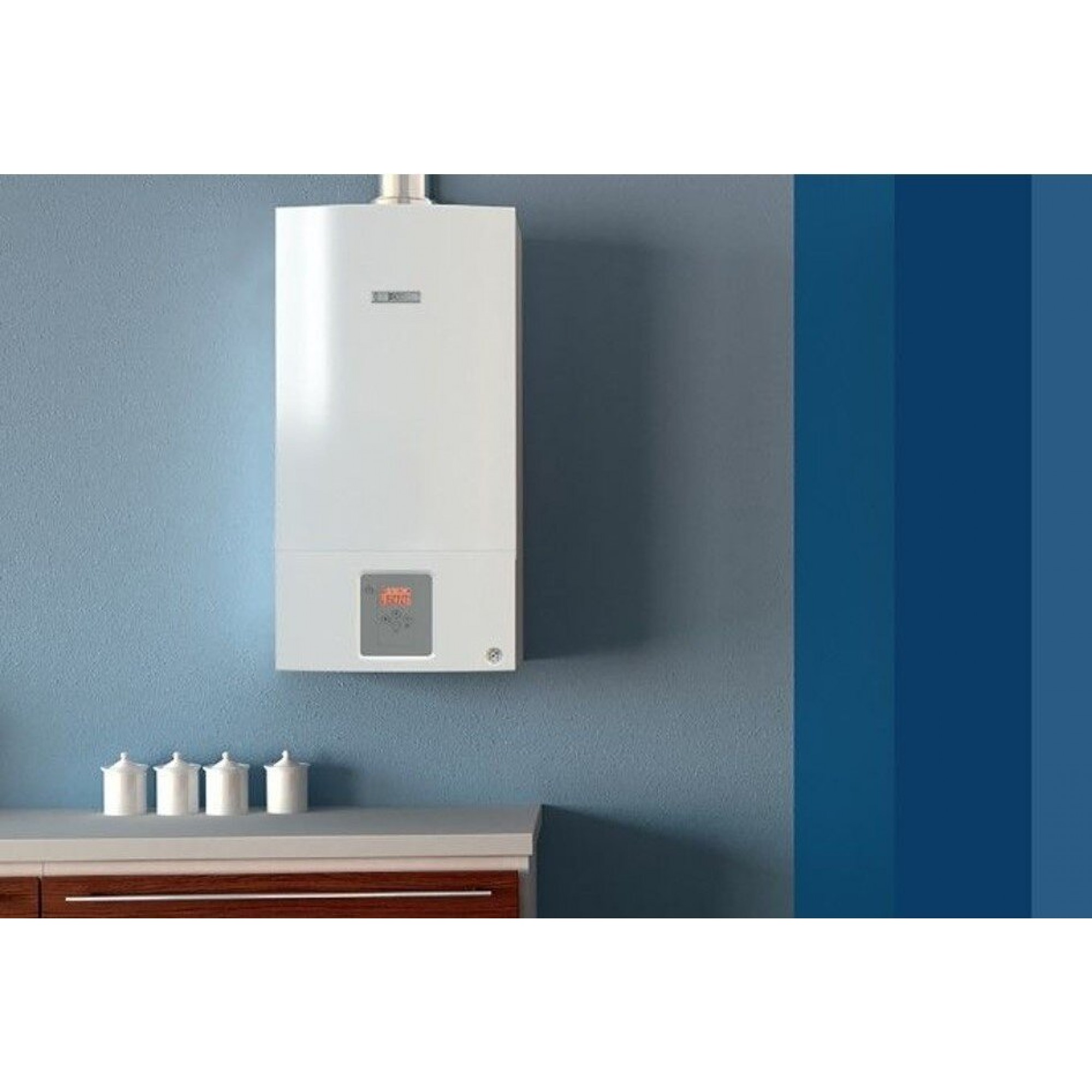 ᐉ Combi Boiler Bosch Condens Gas 2500W, Combi WBC28-1DCE23- Free flue ...