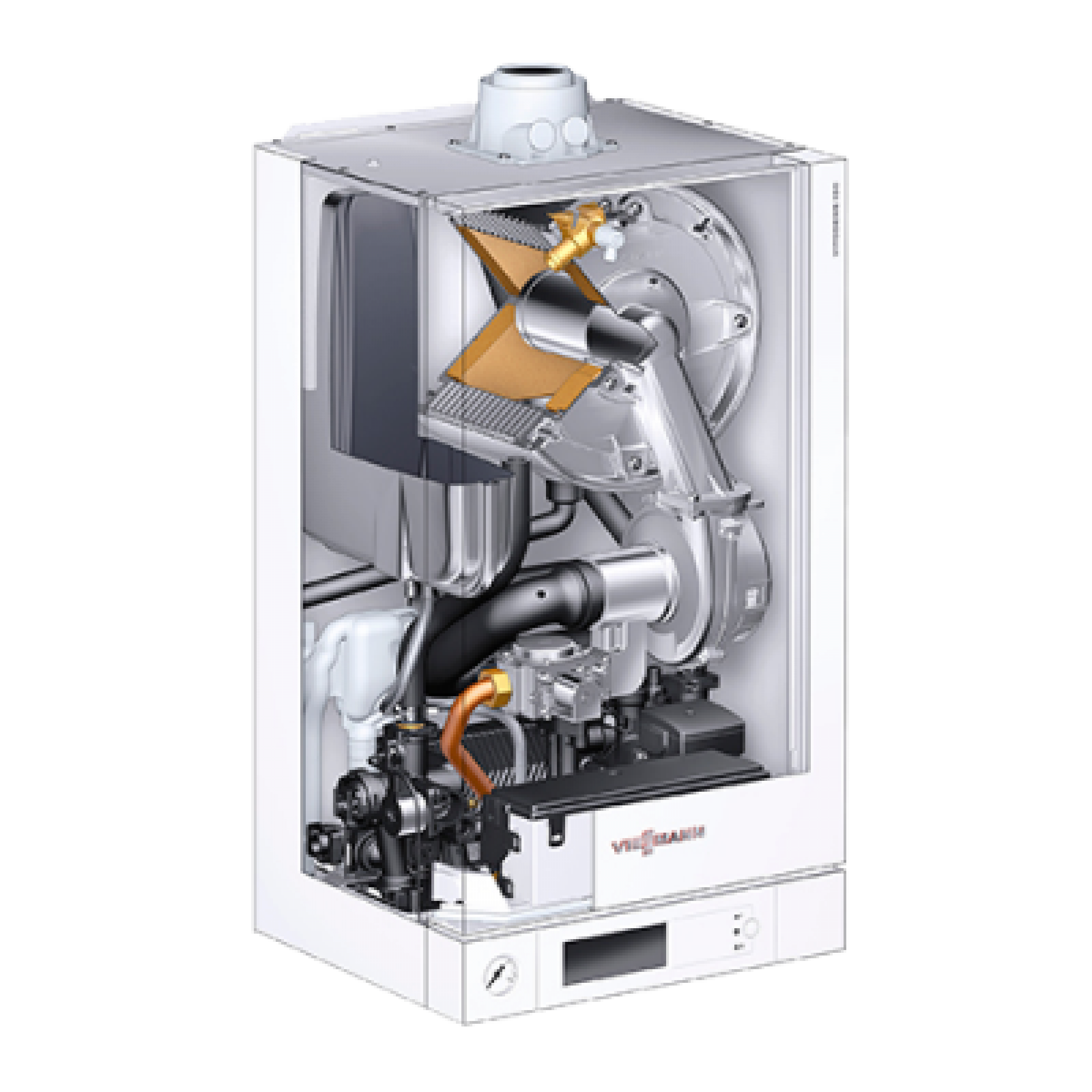 ᐉ Combi Boiler Viessmann Vitodens Gas 100-W, B1HC 26 - Free flue kit ...