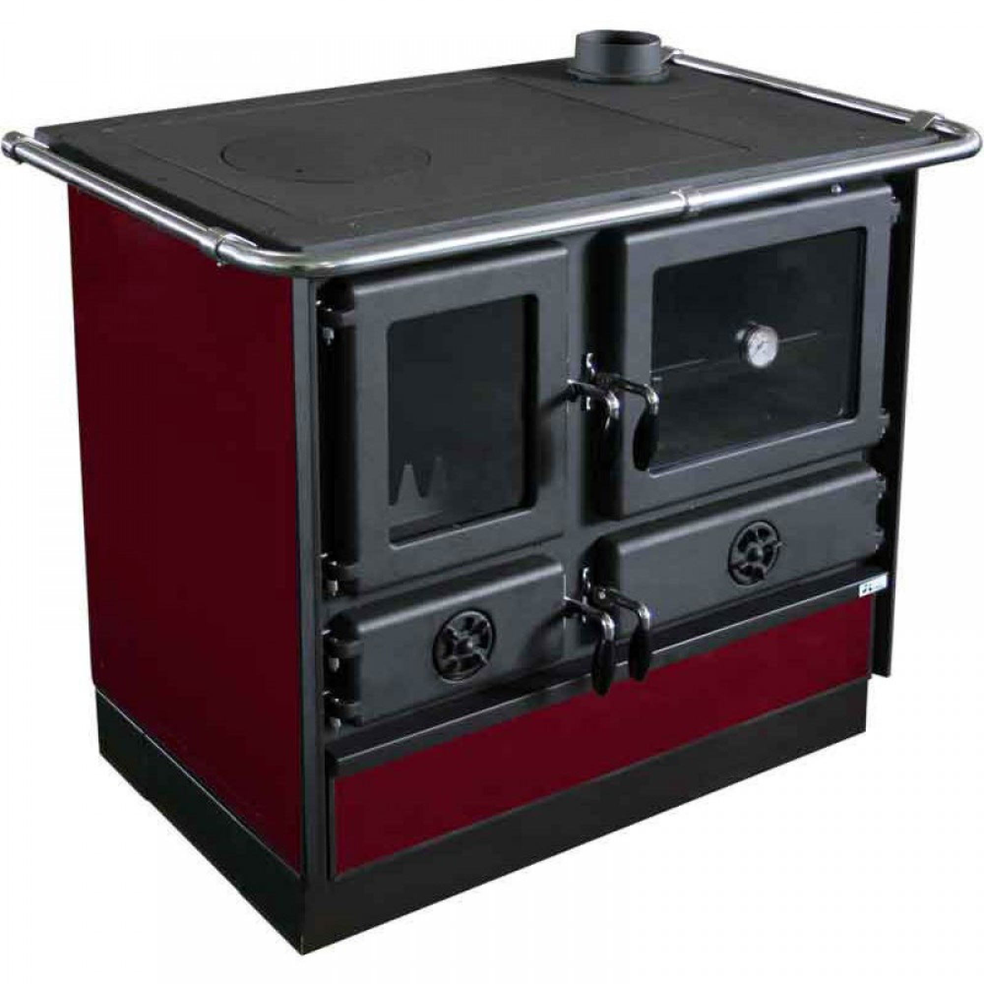 Wood burning cooker with back boiler MBS Thermo MAGNUM Right, 17kW ...
