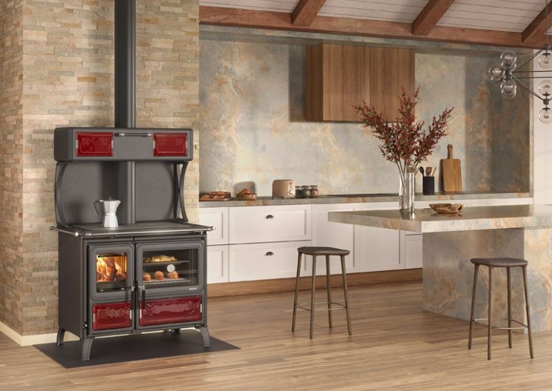Italian wood cooker stove La Nordica Milly, 8.7kW – Best Price & Free ...