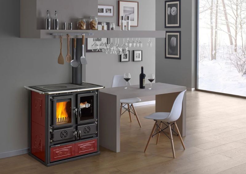 ᐉ Italian wood cooker stove La Nordica Rosetta 5.0, 7.9kW – Top Prices ...