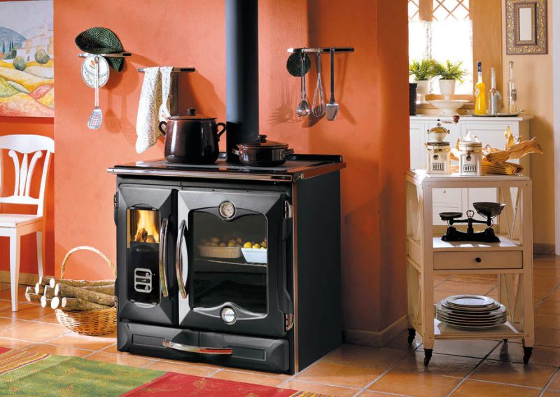 Italian wood cooker stove La Nordica Suprema, 9kW – Best Price & Free ...