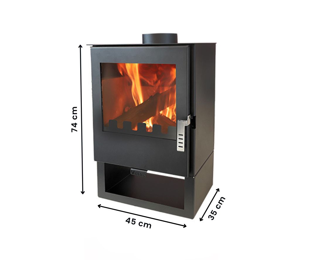 ᐉ Wood burning stove Verso 3, 5kW – Top Prices | BalkanEnergy.CO.UK